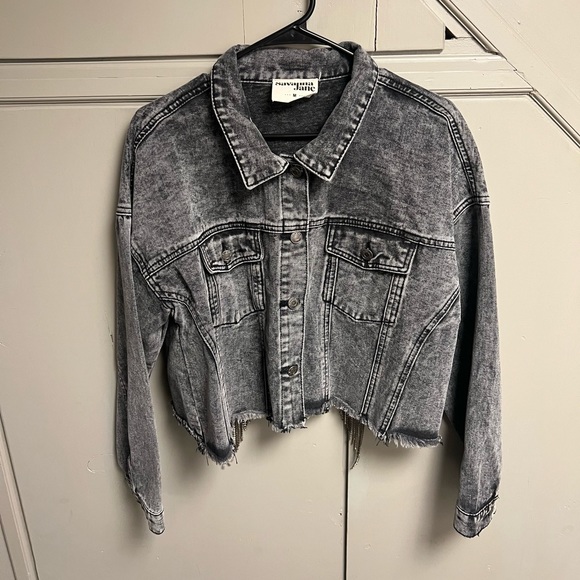 Savanna Jane | Jackets & Coats | Savanna Jane Black Washed Rhinestone ...